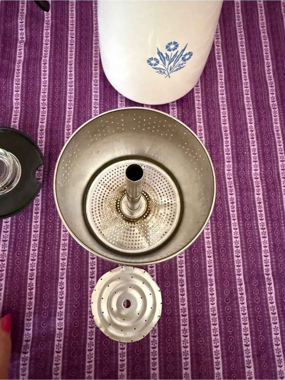 Corningware | Kitchen | Corningware Blue Cornflower Percolator | Poshmark